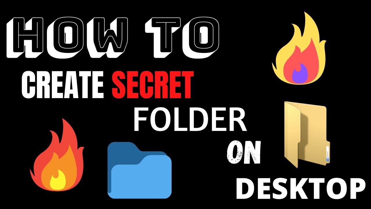 HOW TO CREATE SECRET FOLDER ON DESKTOP|WINDOWS 10 |TIPS AND TRICKS ...