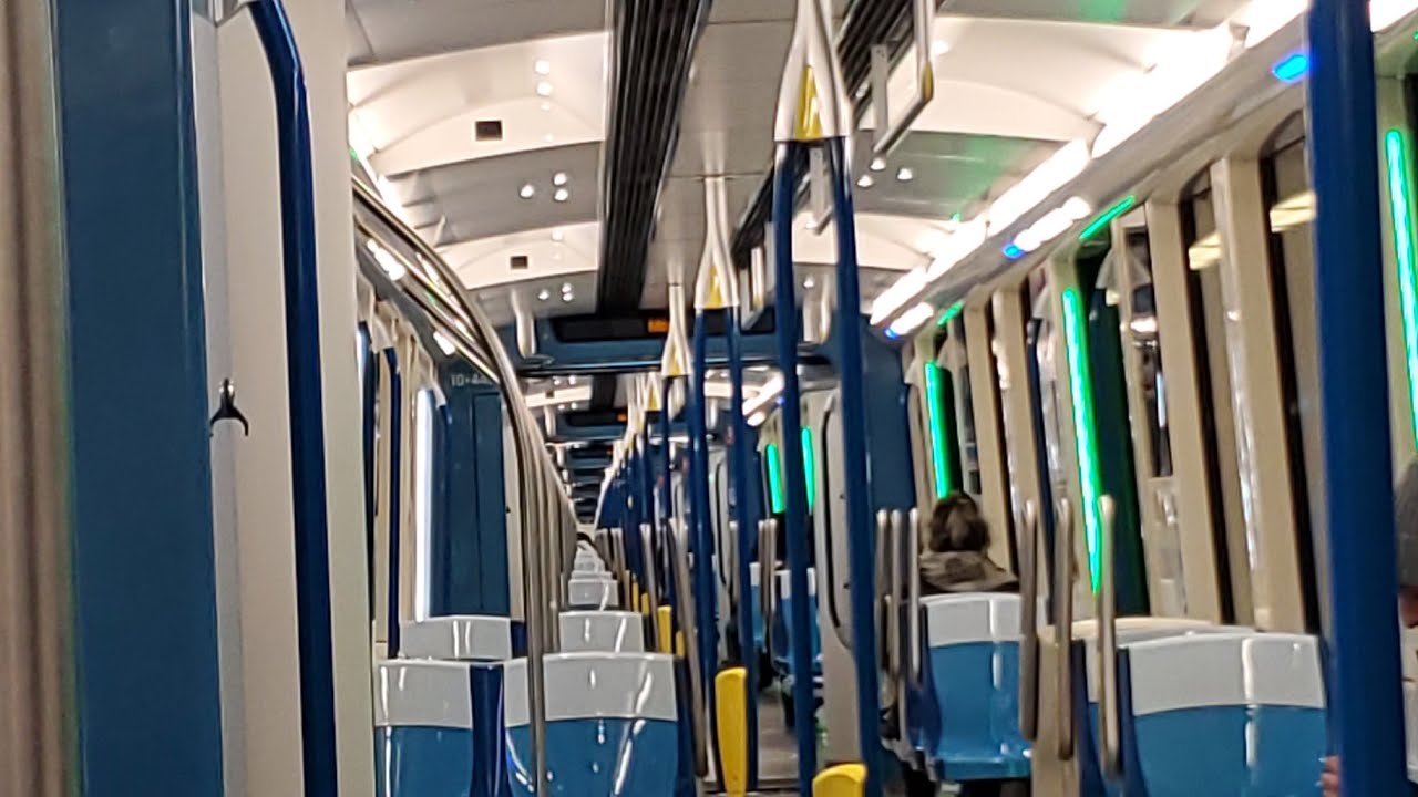 Metro ride from Angrignon Station to LaSalle Station - YouTube