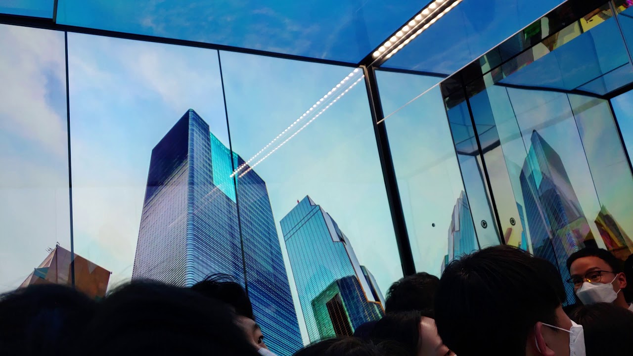 Lotte Tower Sky Bridge elevator. - YouTube