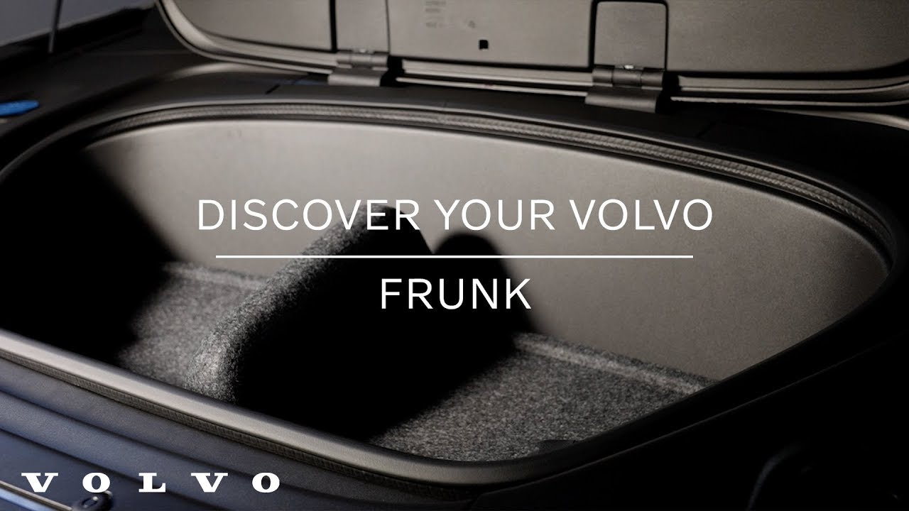 Front Trunk Storage - XC40 Recharge Electric SUV | Volvo - YouTube