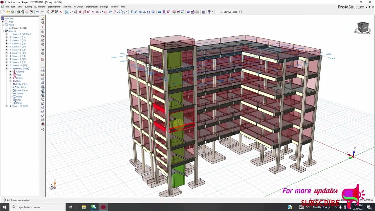How to pass failed Beams and Columns in Protastructure. - YouTube