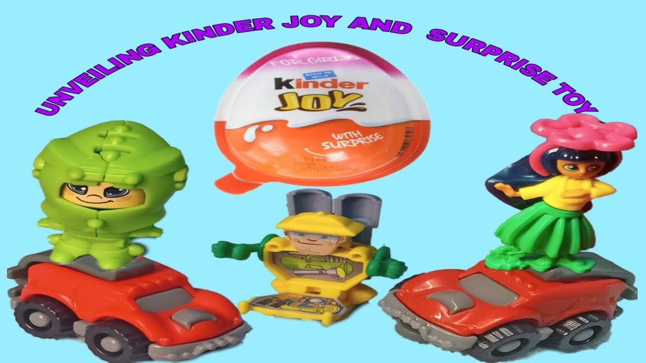 #VIVU&PAPPA UNVEILING NEW KINDER JOY AND THE SURPRISE TOYS ll SUPER ...