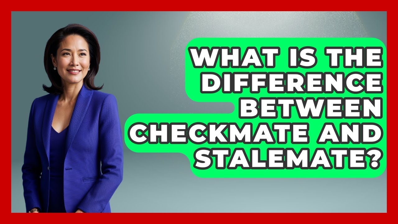 What Is The Difference Between Checkmate And Stalemate? - The Chess Codex - YouTube