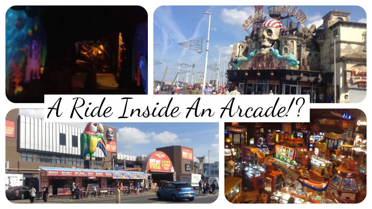 A Ride Inside An Arcade?! - - Blackpool Vlogs - - || Kirsty - YouTube