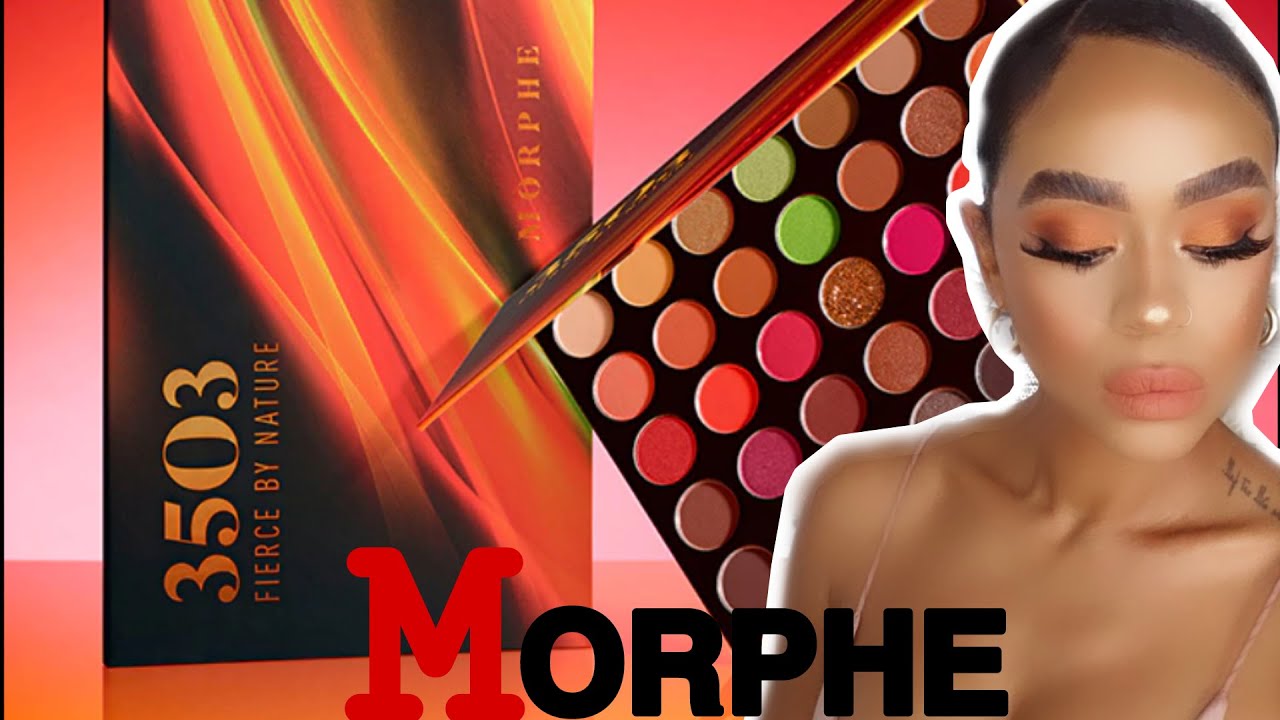 Morphe 3503 Palette Tutorial Orange - YouTube