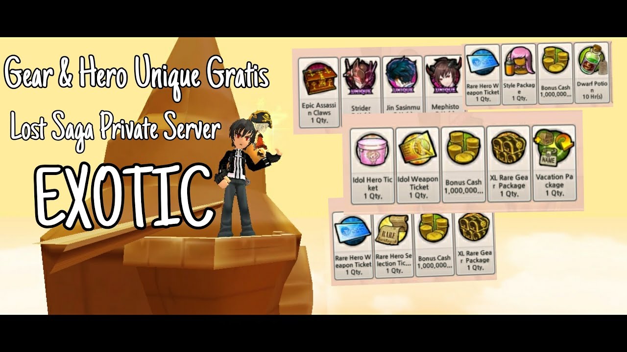 New Event! Ada Hero Unique! - Lost Saga Exotic - YouTube