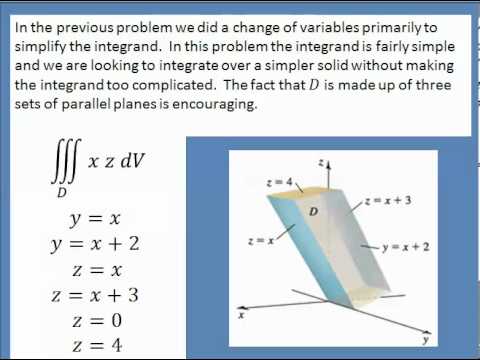 14.7 Change of Variables in Multiple Integrals Part 2 - YouTube