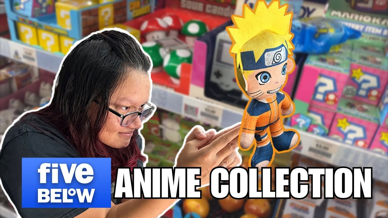 Finding ALL the ANIME Items at Five Below! $35 Anime Collection ...
