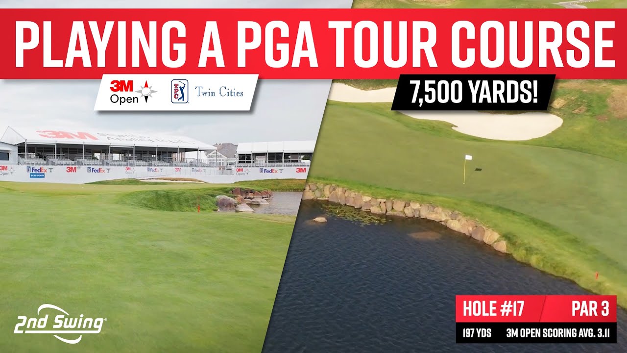 Playing a PGA TOUR Setup at TPC Twin Cities - YouTube