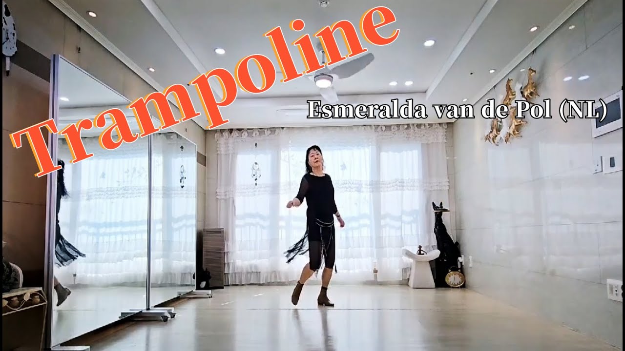 [ Trampoline ] Linedance demo Intermediate #SarahChoi #Linedance # ...