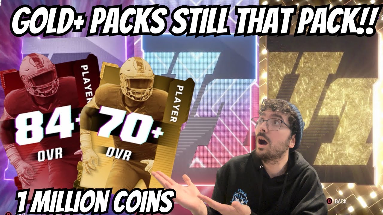 1 MILLION COIN GOLD+ PACK OPENING IN MADDEN 23 & I GOT THIS!! MILLY ...