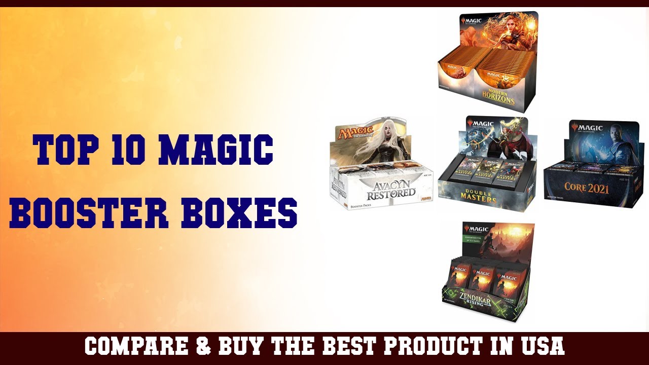 Top 10 Magic Booster Boxes to buy in USA 2021 | Price & Review - YouTube