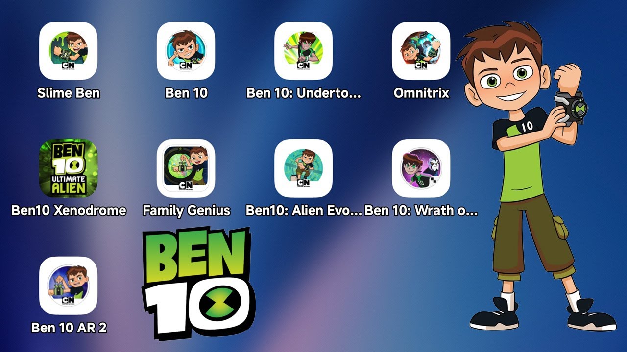 Ben 10 Games 2013-2025:Ben 10: Super Slime Ben,Up To Speed,Omniverse ...