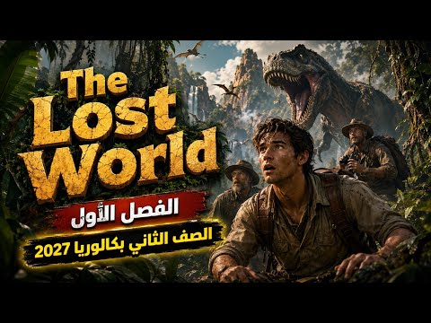 ملخص قصة تانية بكالوريا  الفصل الاول   The lost world ch1 2027