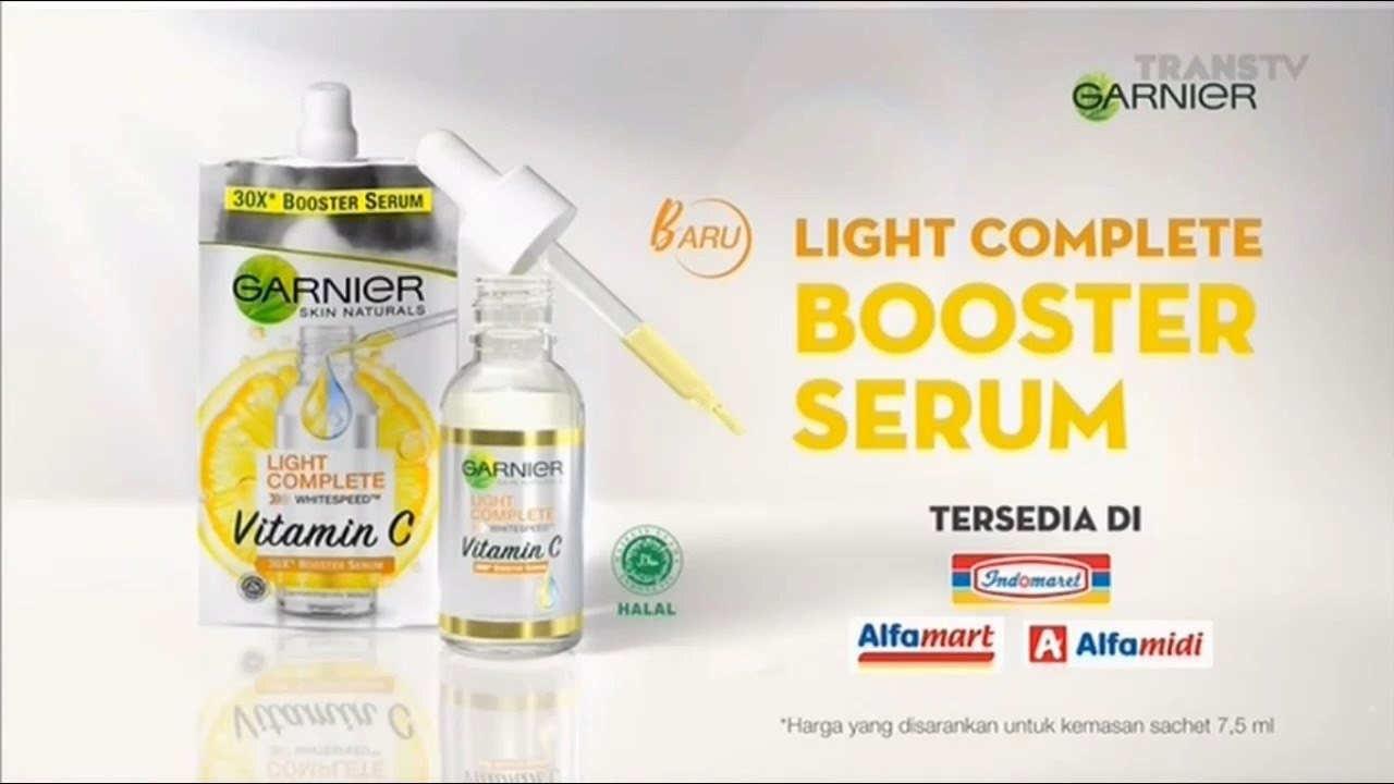 Iklan Garnier Light Complete Booster Serum Baru [15sec] - YouTube