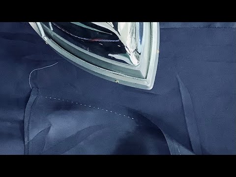 Saten kumaş nasıl ütülenir ? Sanayi tipi ütü makinası SDÜ GSF Tekstil ve Moda tasarımı