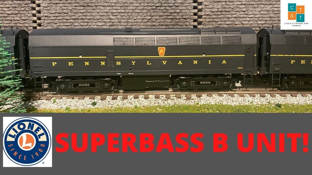 Lionel Trains Sharknose SUPERBASS B Unit - Pennsy Brunswick - YouTube