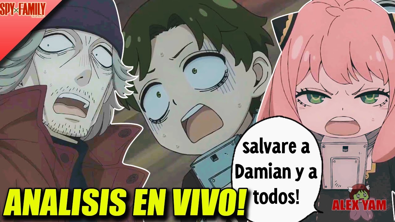 🔴 Anya TOMA de la MANO a Damian y SALVA A TODOS! Spy x Family TEMP 3 ...