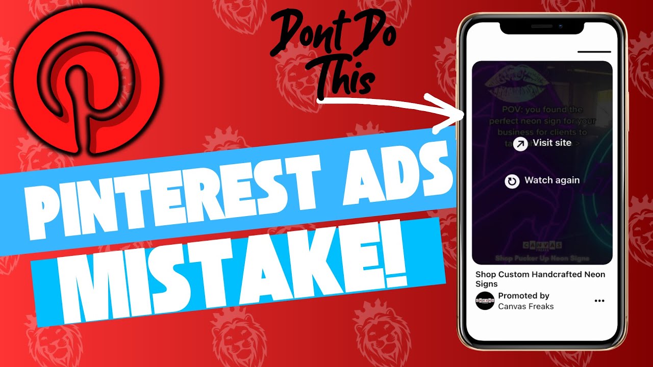 A Perfect Example Of A Terrible Pinterest Ad - YouTube