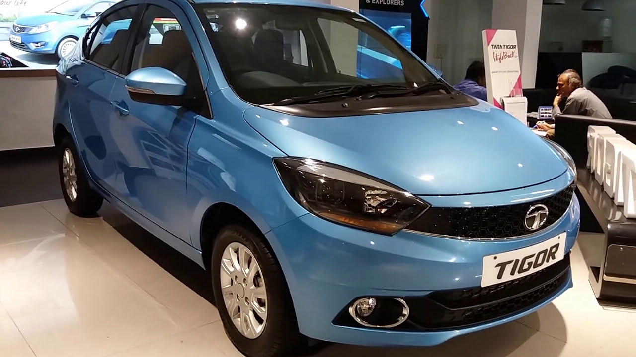 Tata Tigor Striker Blue Exterior and Interior|Detail Walkaround 1080p ...