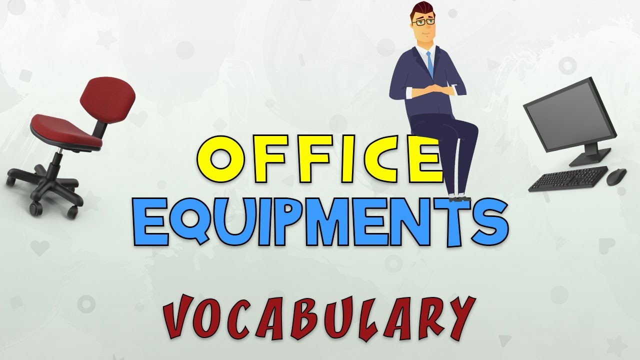 Office Equipments - Vocabulary | Minimal English - YouTube