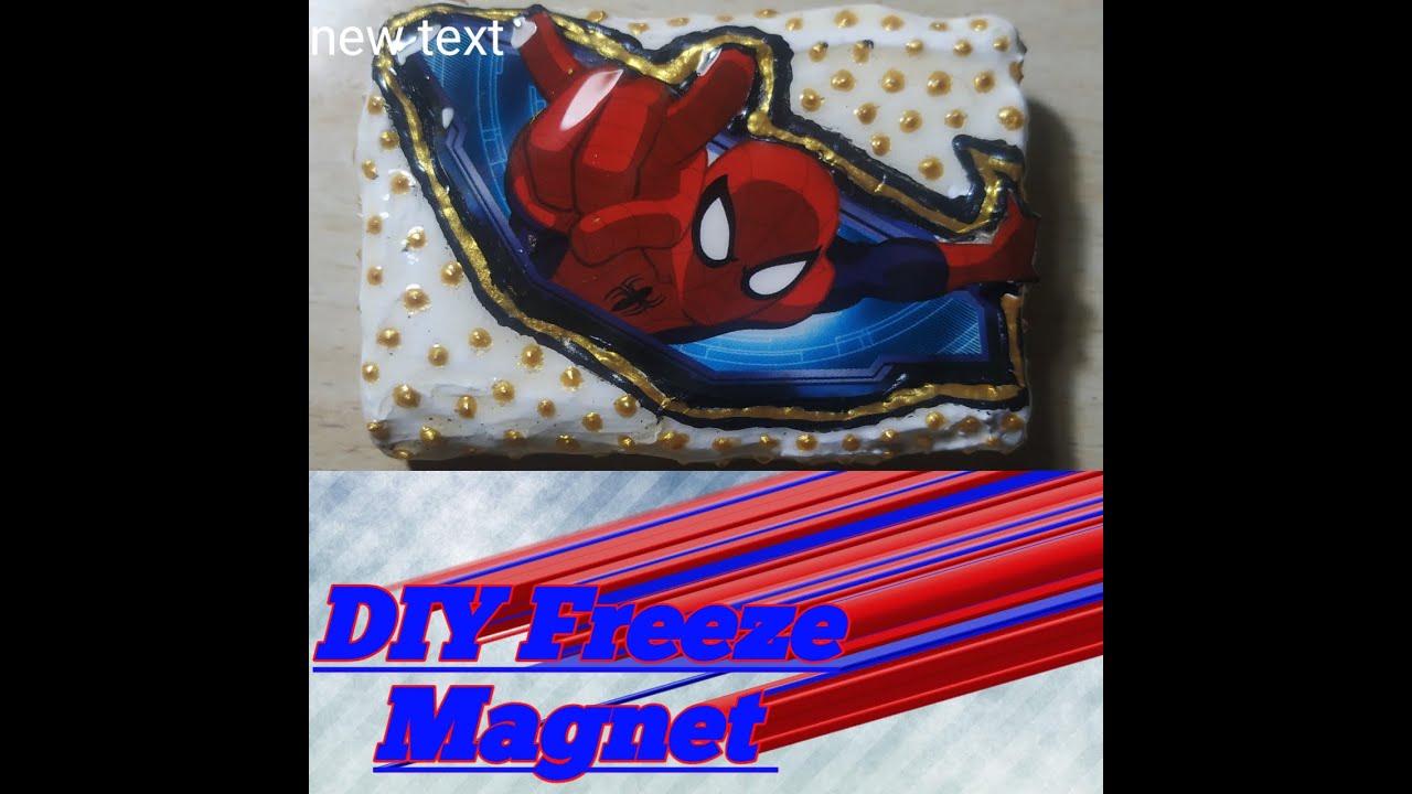 DIY, FREEZE MAGNET - YouTube