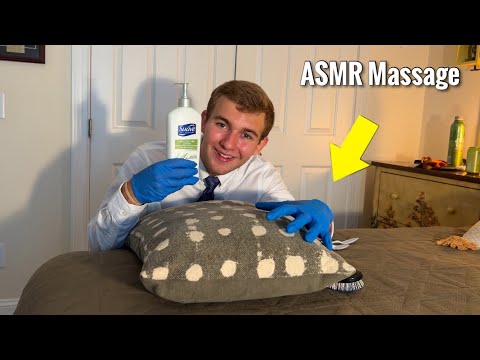 ASMR back massage and chiropractic adjustment (roleplay) - YouTube