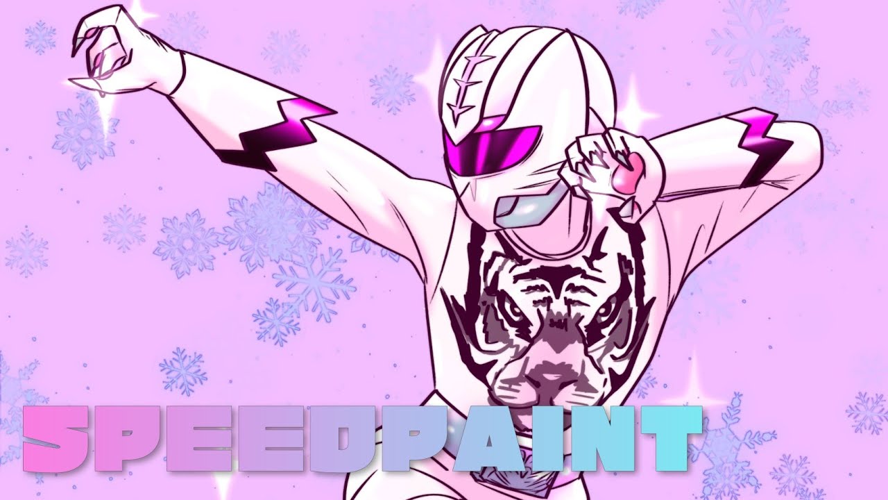 SPEEDPAINT: Zyuoh Tiger (Super Sentai/Power Rangers) - YouTube