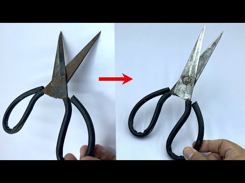 Eski Makasınızı mı unuttunuz? Onları Nasıl Yeniden Keskin Hale Getirdiğimi Görün!😲