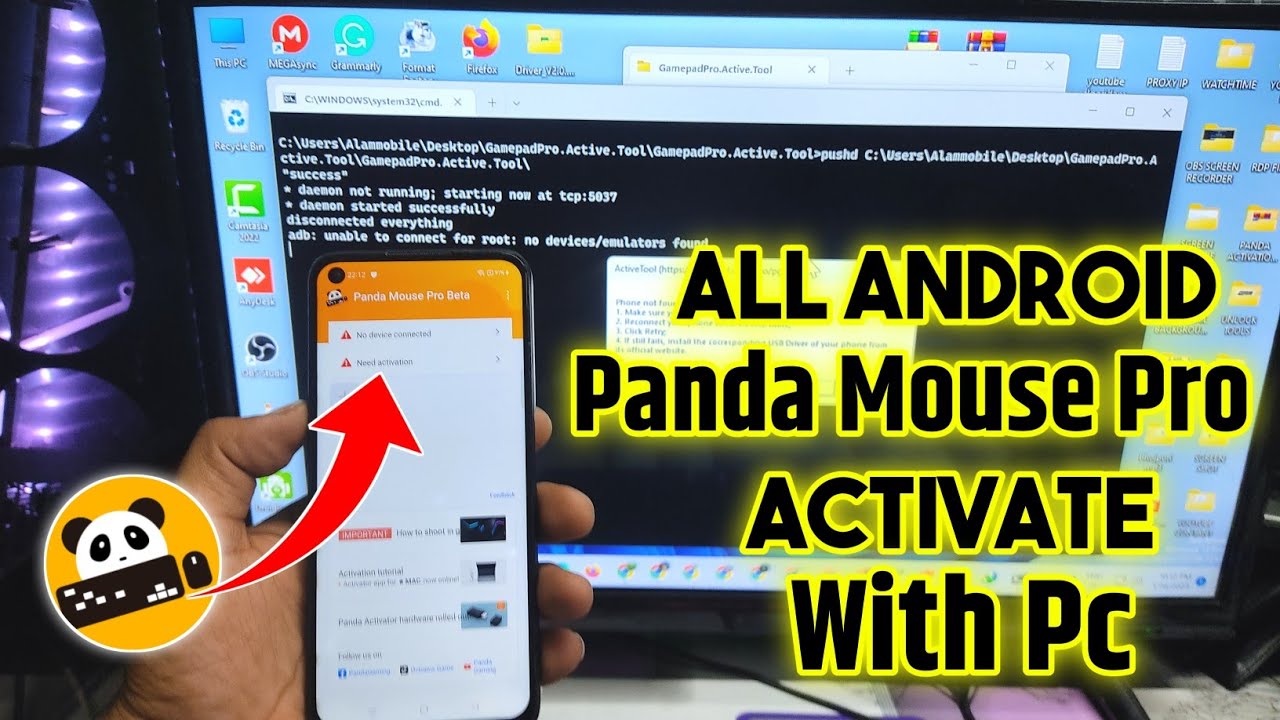 Panda Mouse Pro Activate With Pc | Android 7, 8, 9, 10, 11, 12 - YouTube