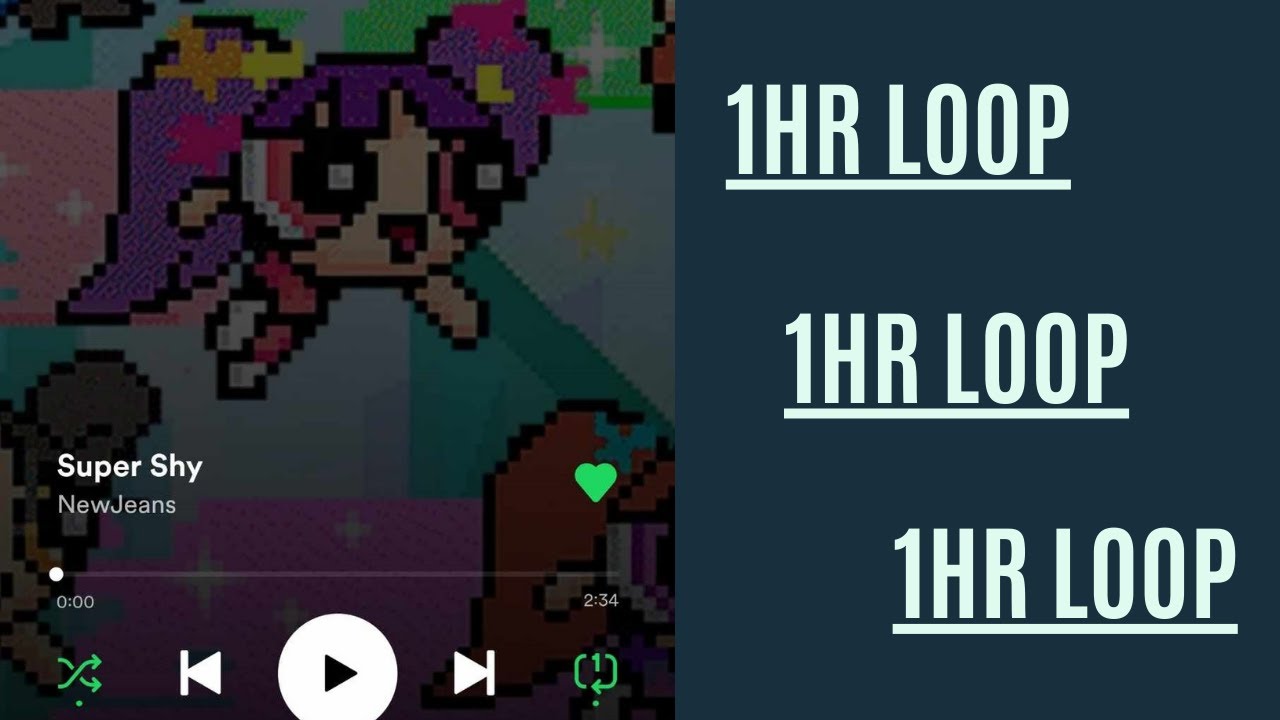 NewJeans (뉴진스) - 'Super Shy' (1 HOUR LOOP | REPEAT | NO ADS) - YouTube