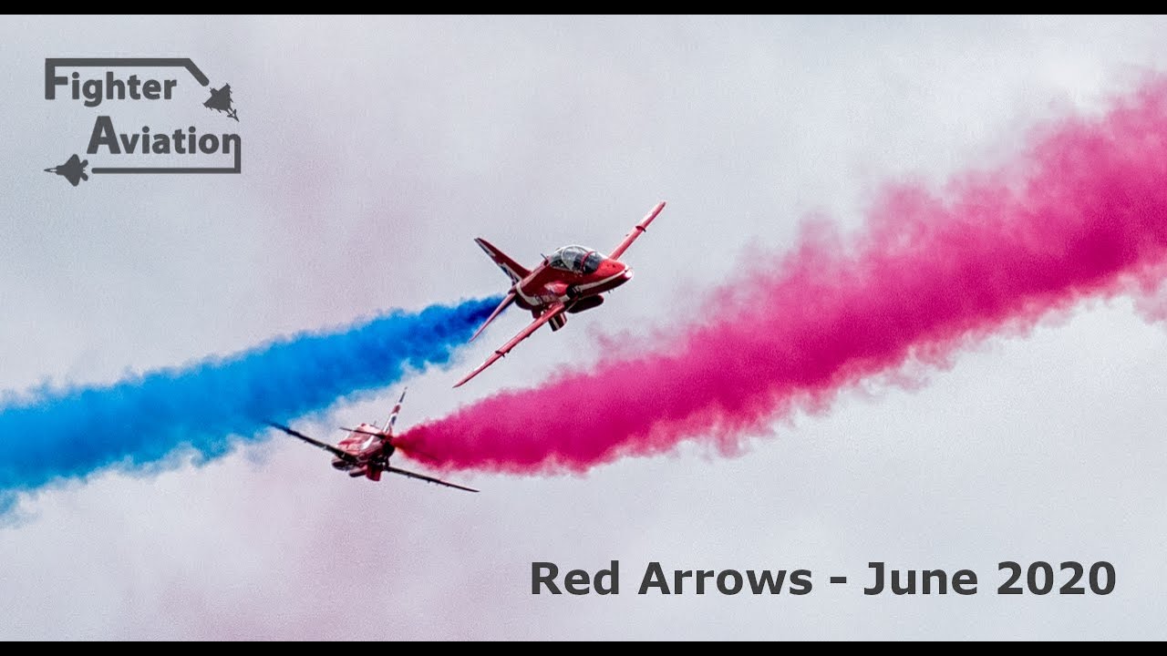 RED ARROWS DISPLAY 2020 - RAF SCAMPTON - YouTube