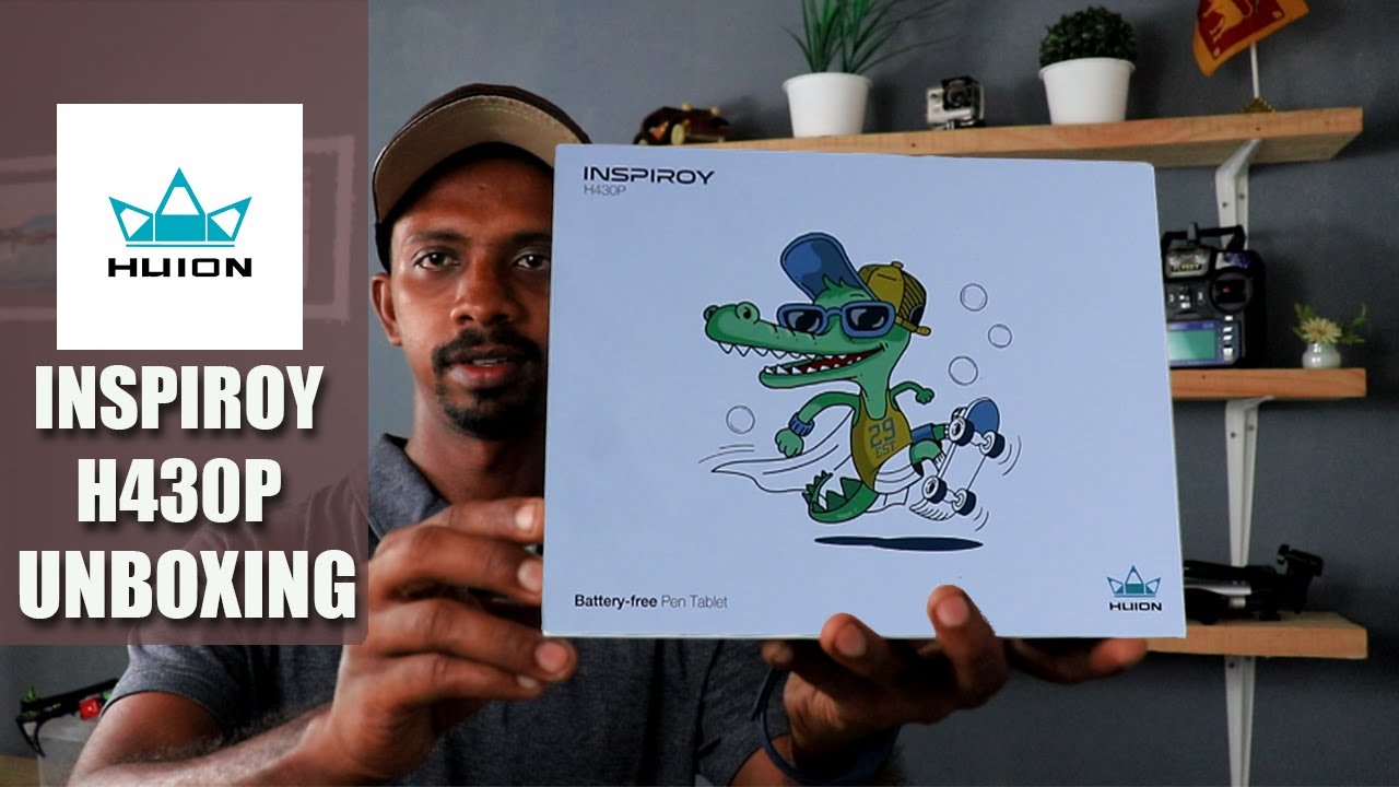 Huion Inspiroy H430p Graphic Tablet unboxing and review !!! - YouTube
