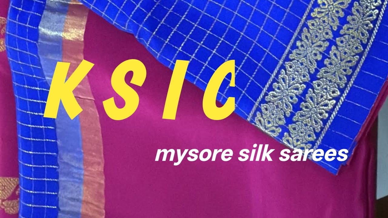 Many KSIC mysore silk saree designs in one video @Vithuschannel - YouTube
