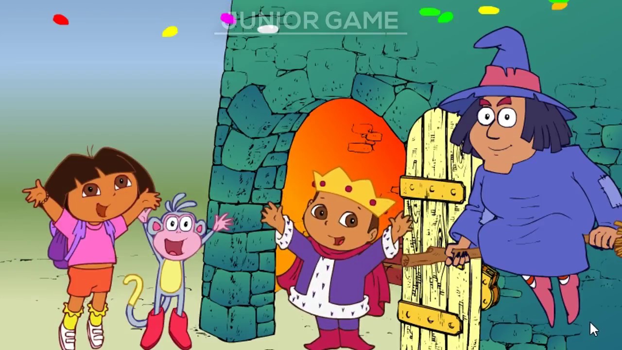 Dora save the Prince new series game as a cartoon - YouTube