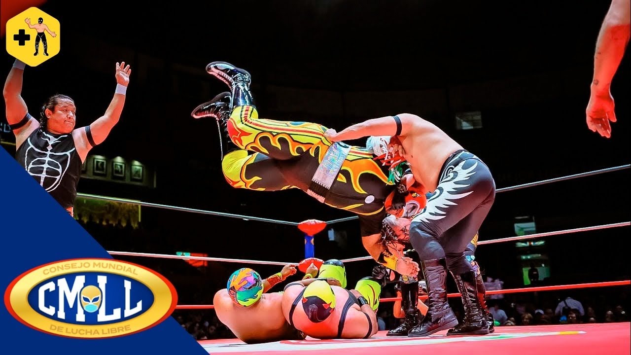 CMLL: El Felino, Misterioso Jr. y Rey Bucanero vs Fuego, Volcano y ...