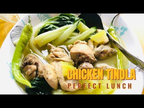 CHICKEN TINOLA🤤/PERFECT LUNCH🤤#cooking #chickentinola - YouTube