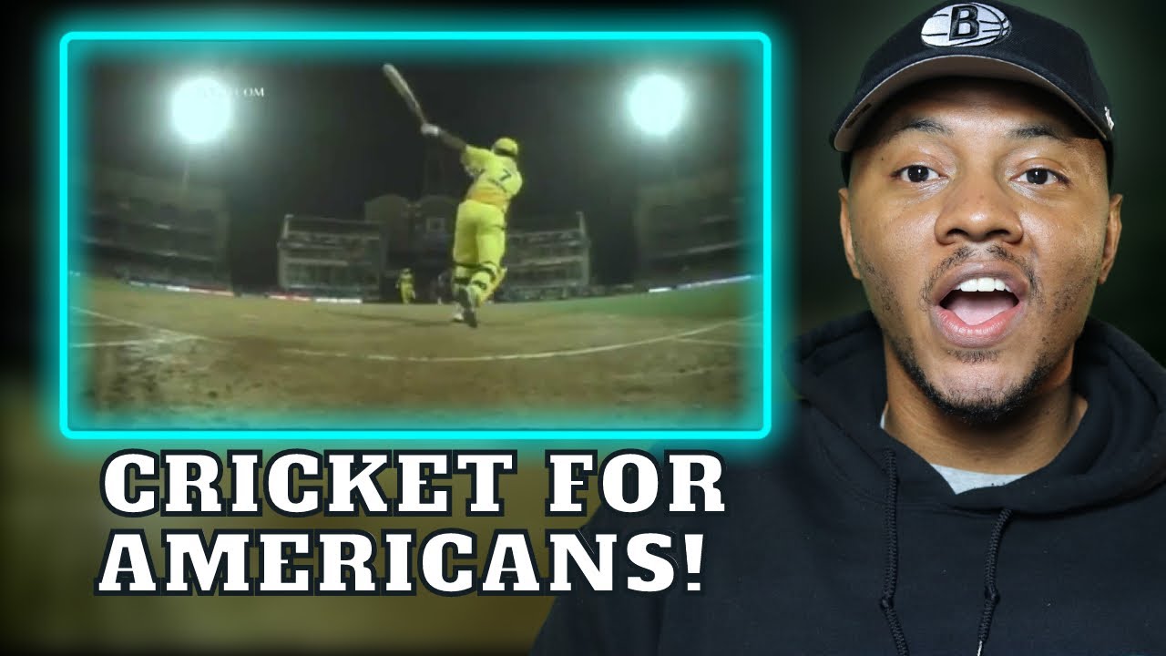 AMERICAN REACTS TO Cricket for Americans - YouTube
