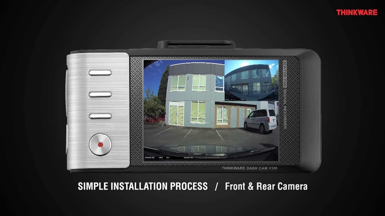 Thinkware Dash Cam: Installing the Rear View Camera - YouTube