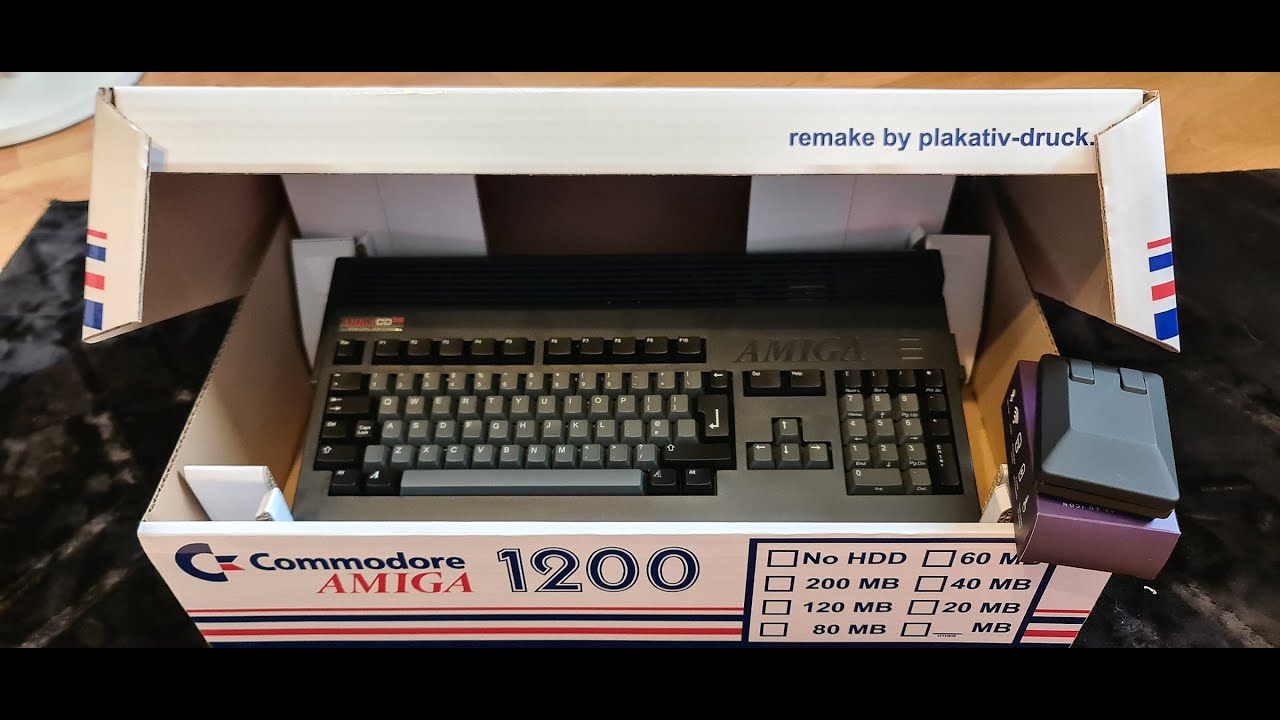 Amiga 1200HD/40 CD32 Special Edition Case & Keycaps rev.1D4 ACA 030 ...