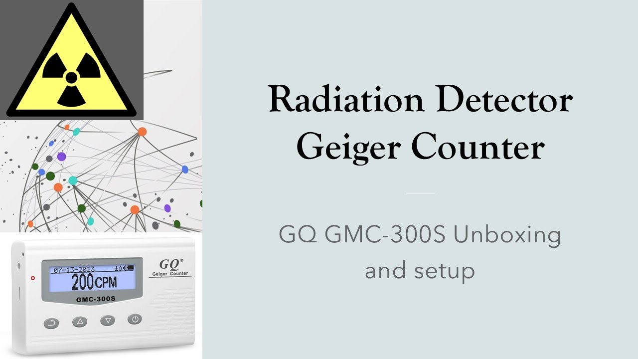 Radiation detector | Geiger counter - Unboxing, setup, and use - YouTube