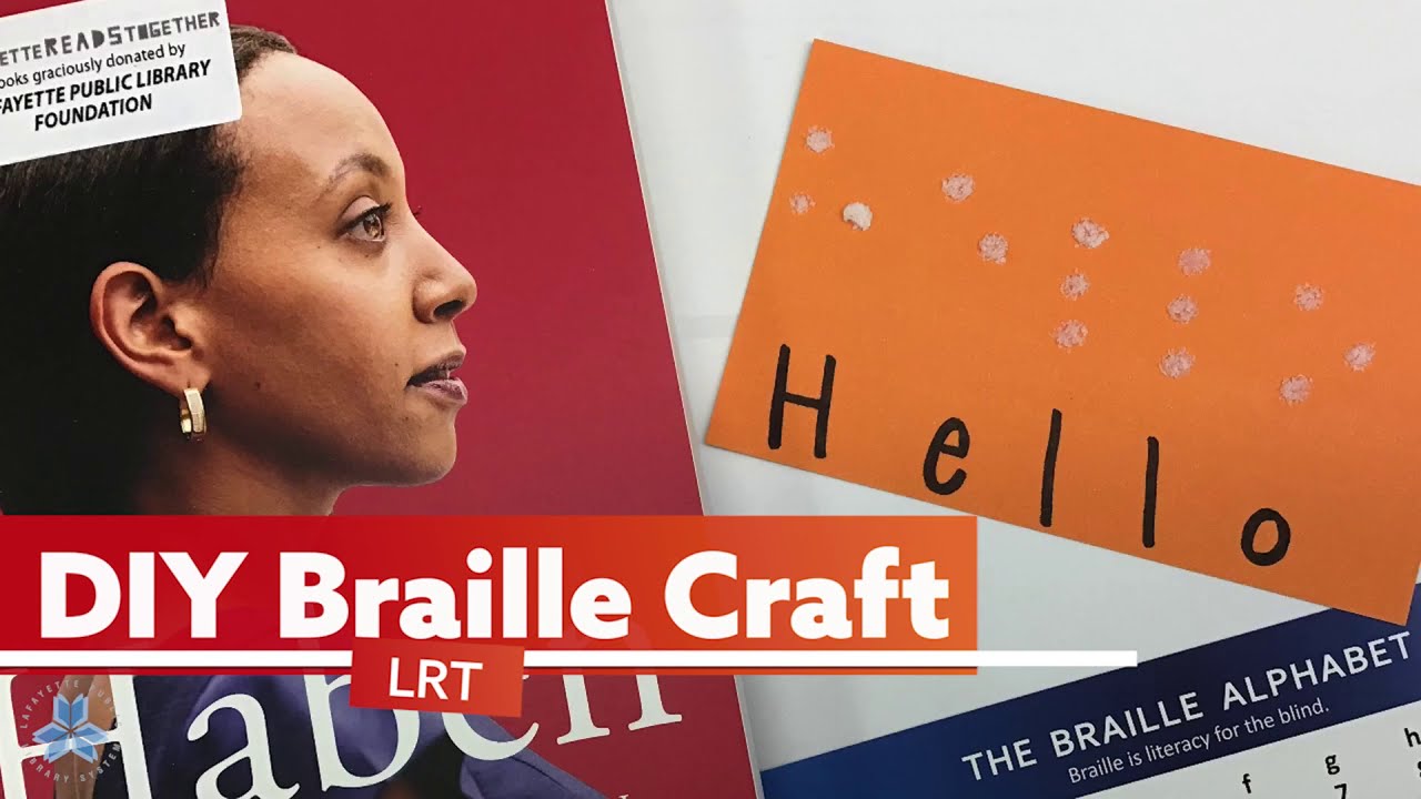 Braille Craft - YouTube