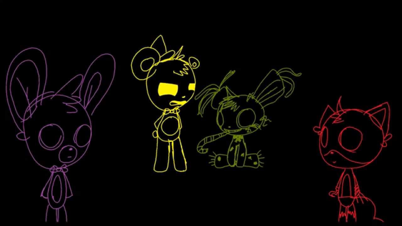 The banana Song - Golden,Spring Trap,Bonnie and Foxy - YouTube
