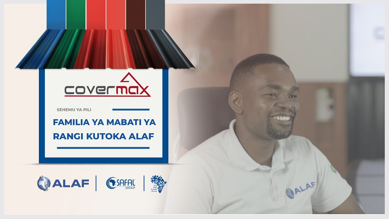 Covermax Color Campaign - Rangi Zinazopatikana ALAF Limited - YouTube