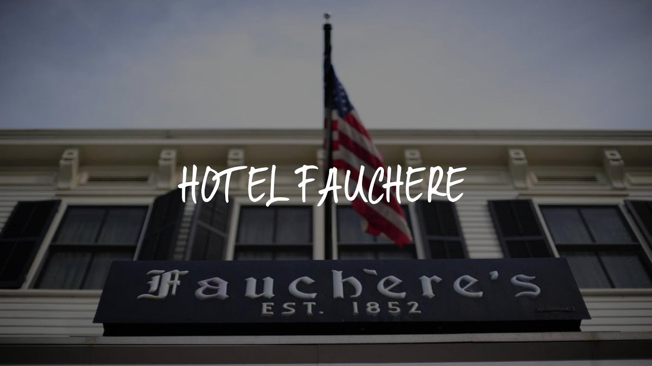 Hotel Fauchere Review - Milford , United States of America - YouTube