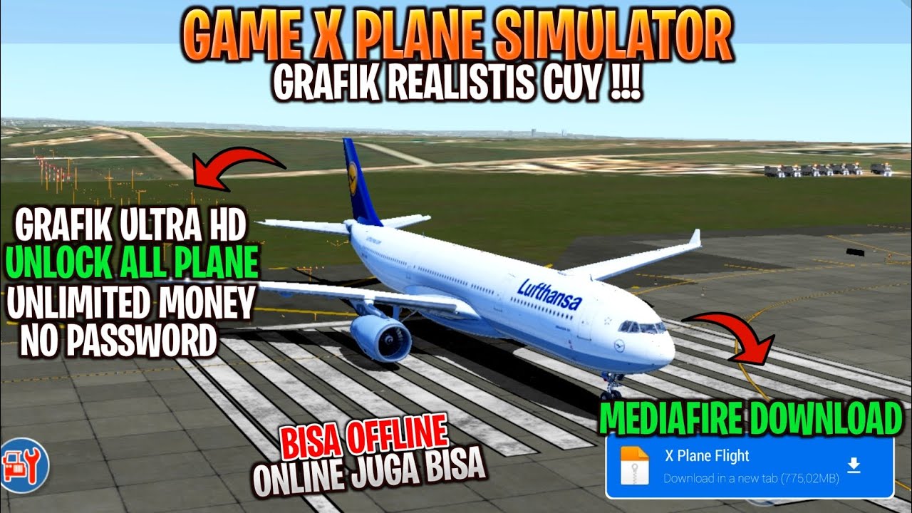 X Plane Plight Simulator Mod Apk Update Versi 12.2.4 Terbaru 2024 - YouTube