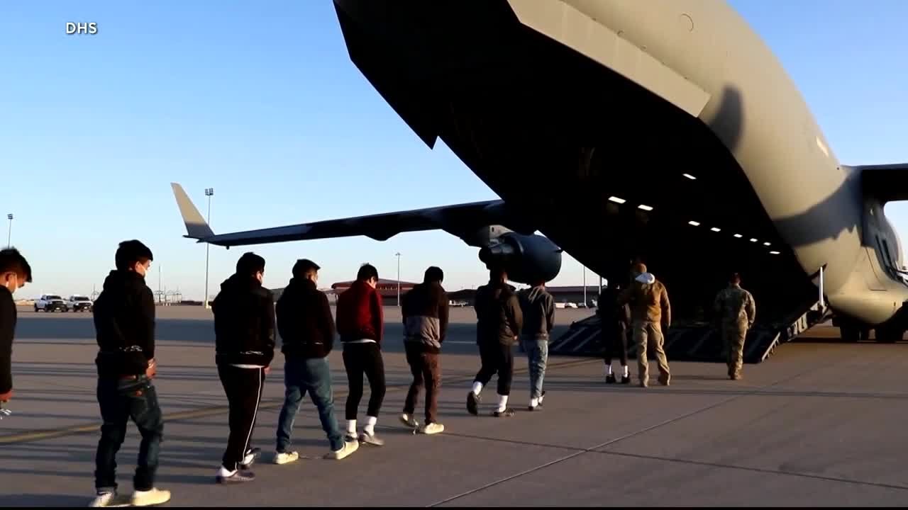 Deportation flights begin as White House pursues new immigration ...