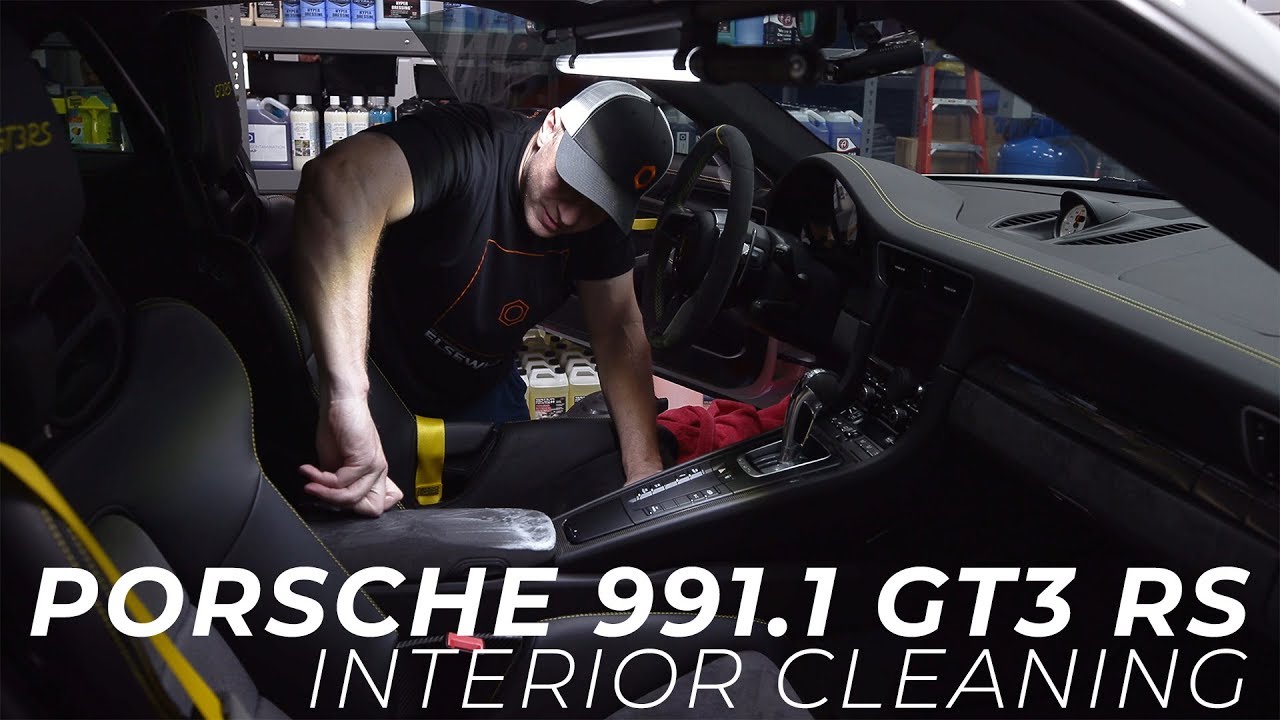 Porsche 991.1 GT3 RS Interior Cleaning - YouTube