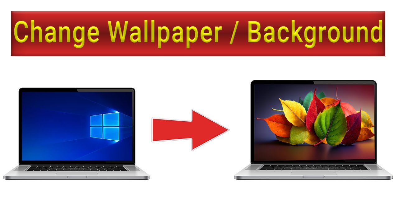 How to Change Wallpaper in Laptop | Change Background - YouTube