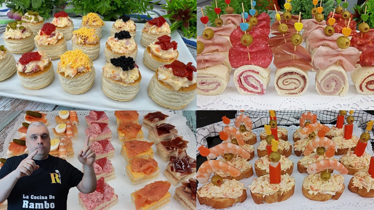 Aperitivos o tapas para fiestas fáciles y rápido!! 😎 - Aperitivos ...